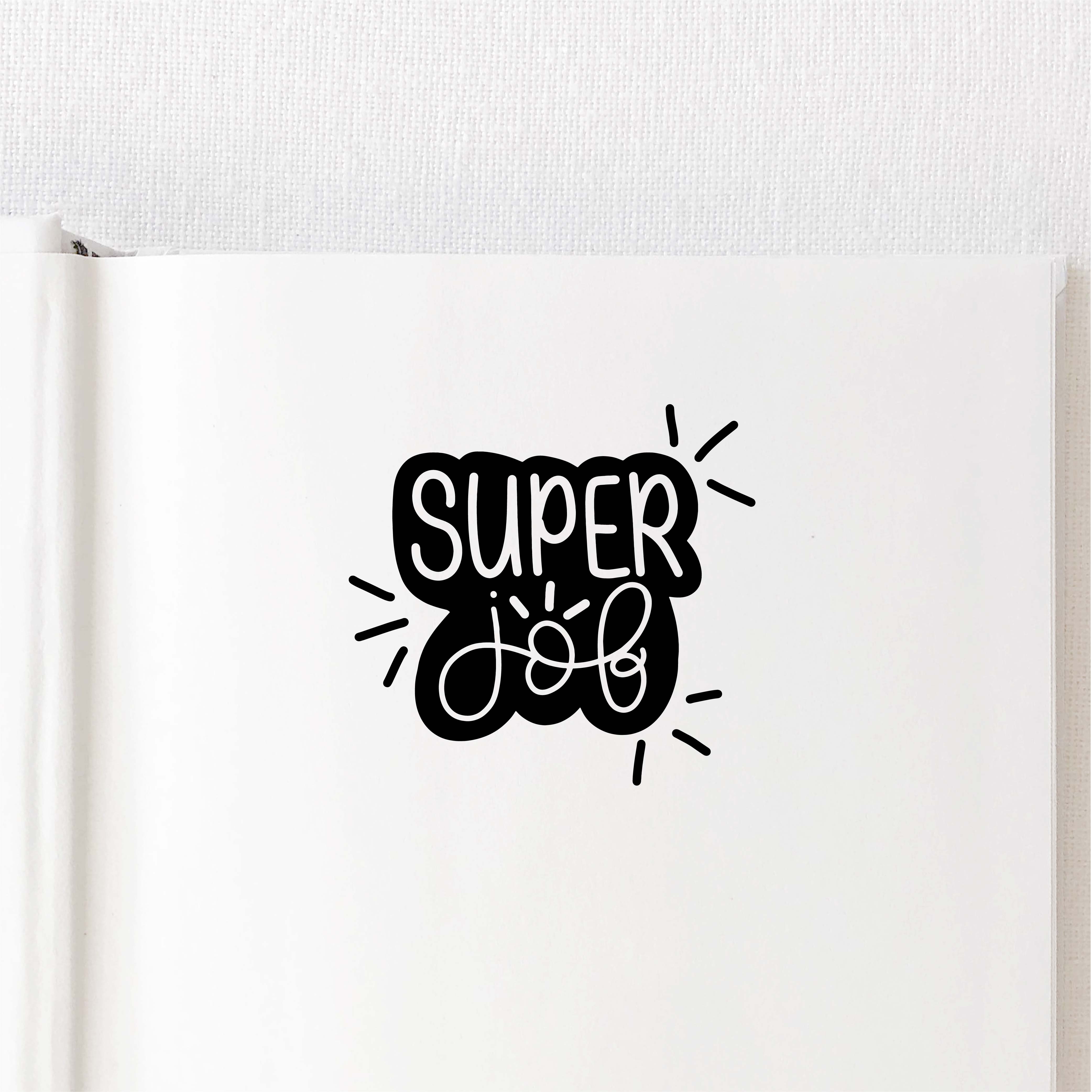 ‘SUPER JOB’ TEACHER STAMP – Heirloom Seals