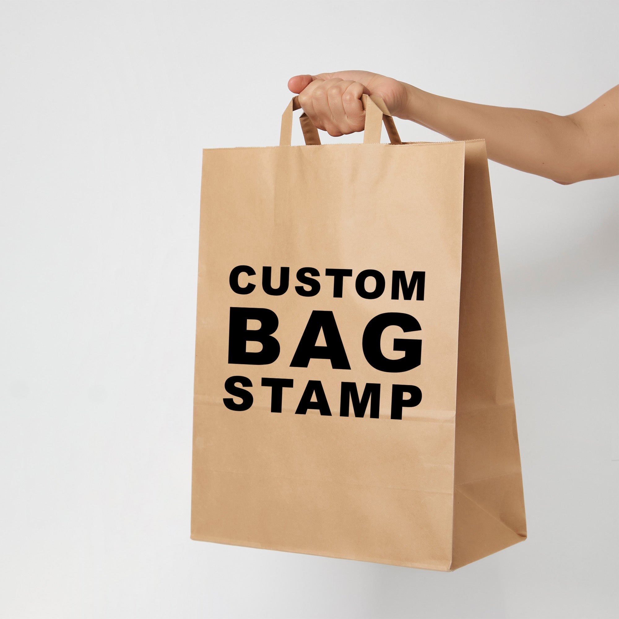 Large Paper Bag Rubber Stamp – Heirloom Seals