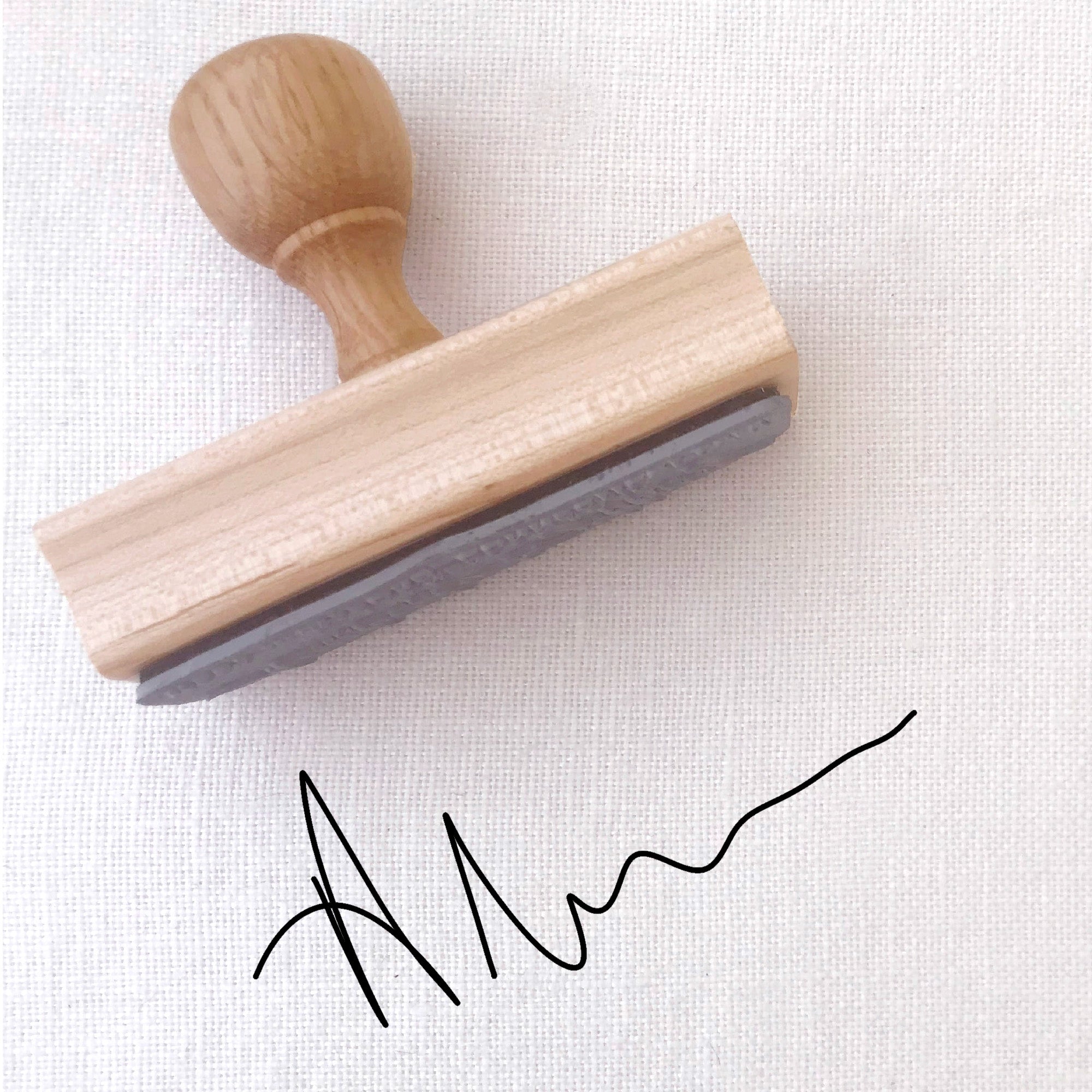 SIGNATURE RUBBER STAMP – Heirloom Seals