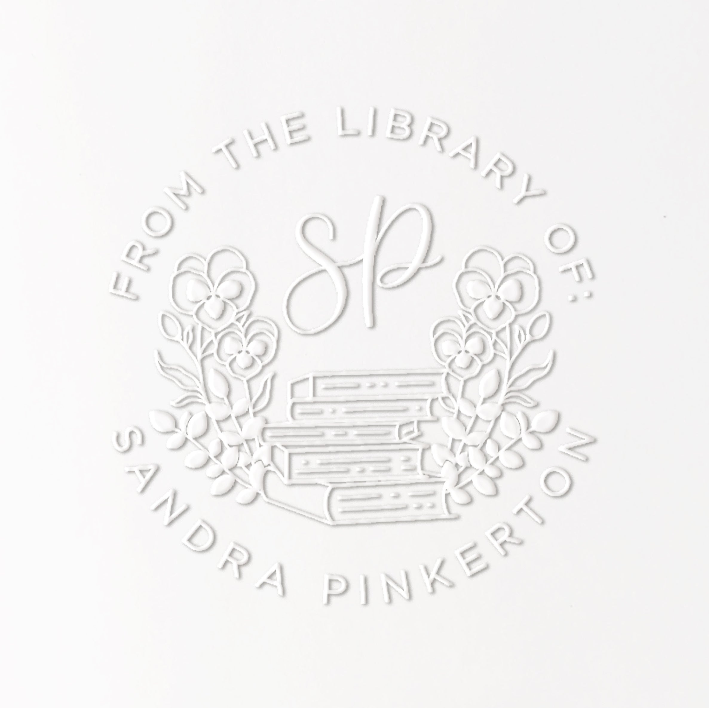 BOTANICAL BOOK EMBOSSER - SANDRA – Heirloom Seals