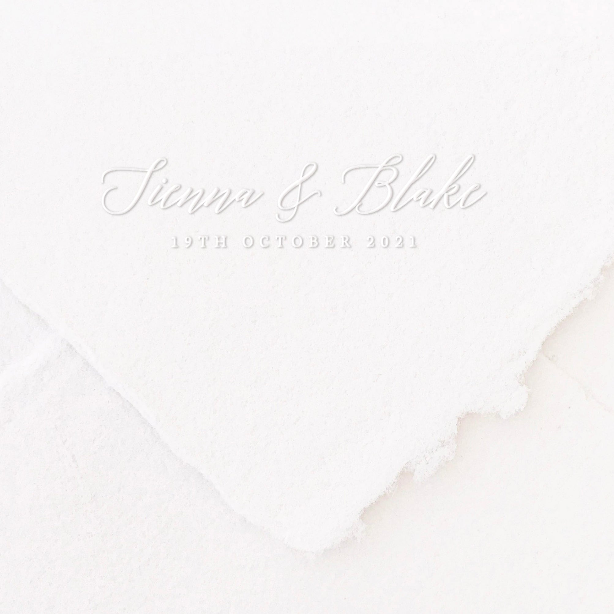 CALLIGRAPHY SCRIPT SAVE THE DATE EMBOSSER - JULIETTE – Heirloom Seals